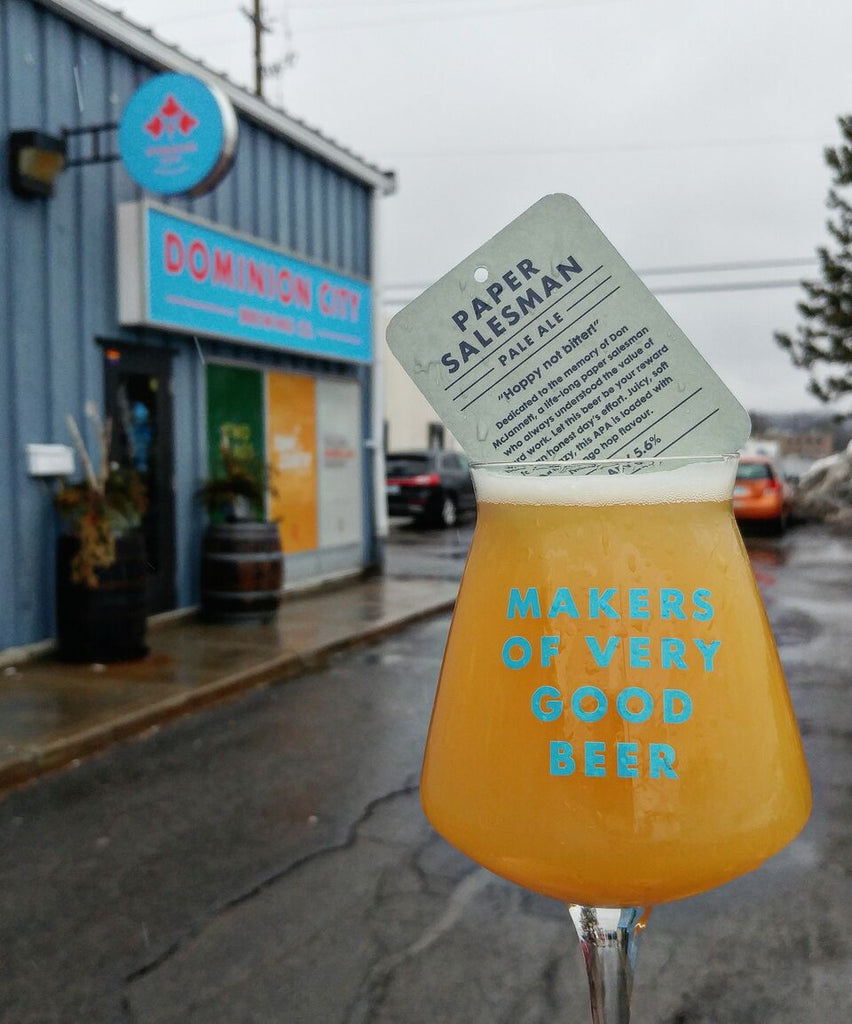 The story behind Paper Salesman Pale Ale. – Dominion City Brewing Co.